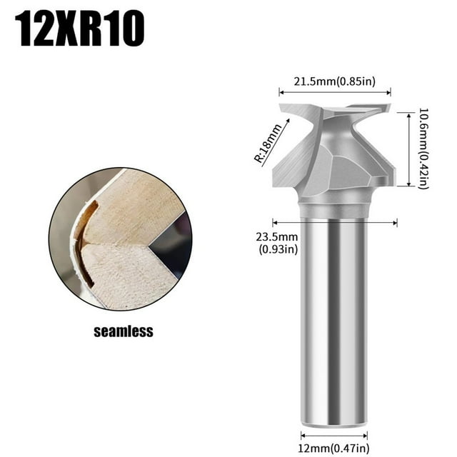 BTOER R10 Bending Cutter Filling-free Softening Process Router Bit ...