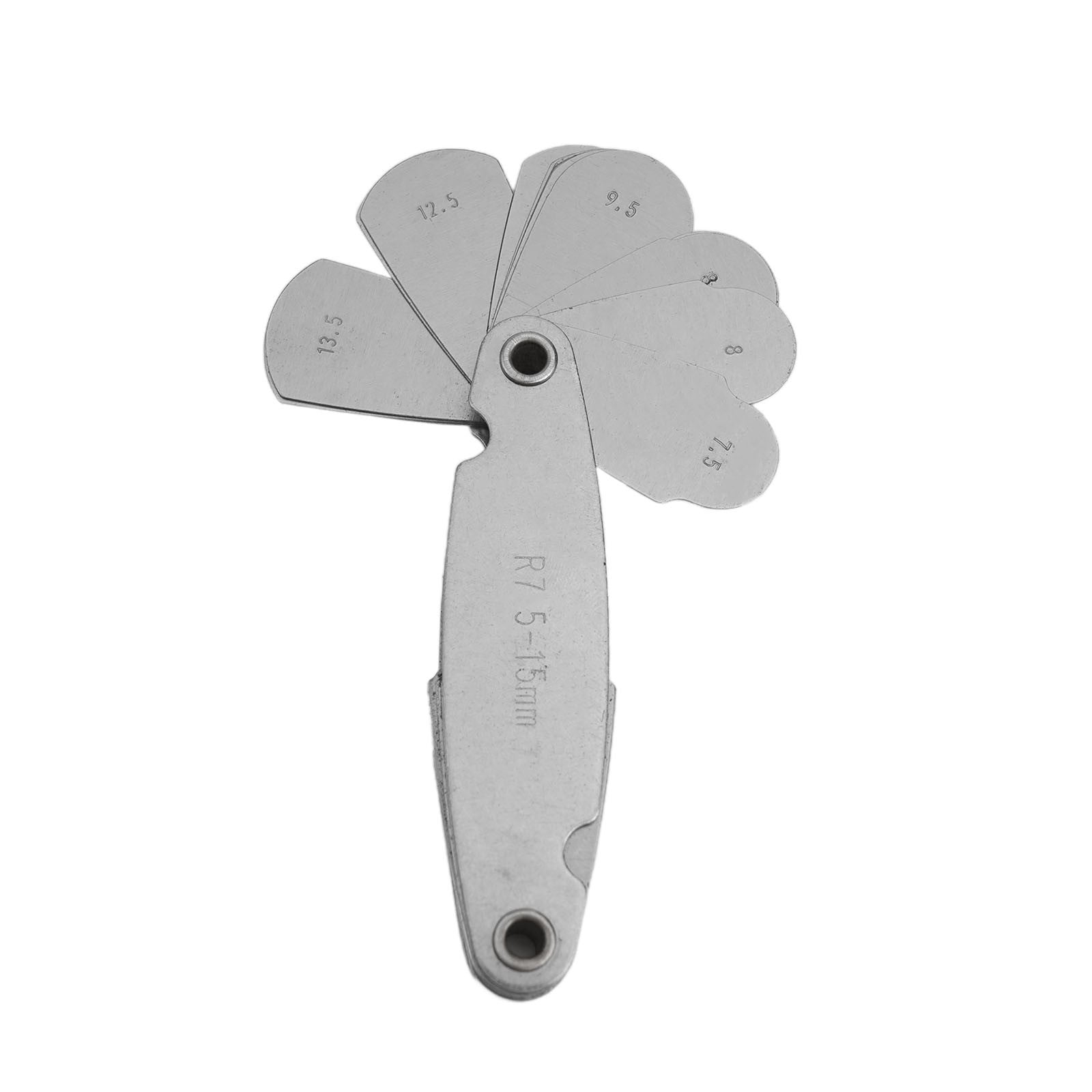 BTOER Radius template R gauge Radius gauge Plate fillet gauge Measuring ...