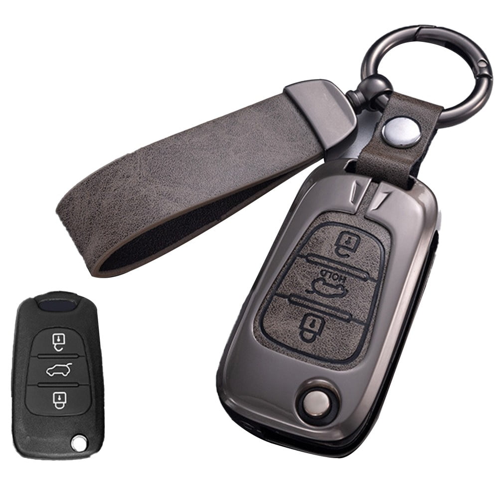 BTOER Remote Flip Car Key Fob Case Cover For Hyundai For Elantra For ...
