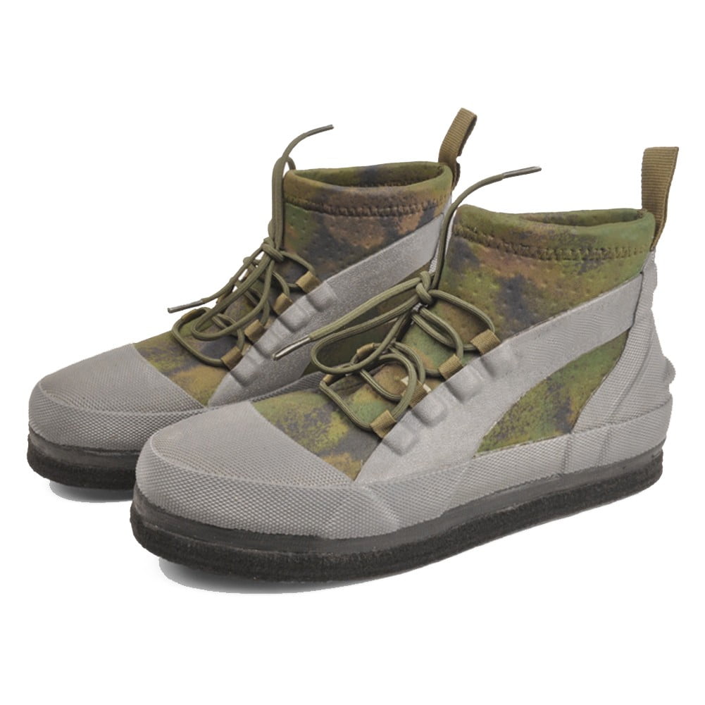 BTOER Rock fishing shoes Landing shoes non-slip waterproof felt sole ...