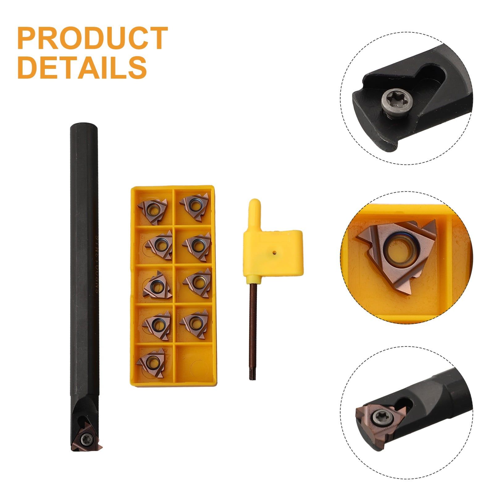 BTOER SNR0013M16 Lathe Internal Threading Boring Bar Turning Tool ...