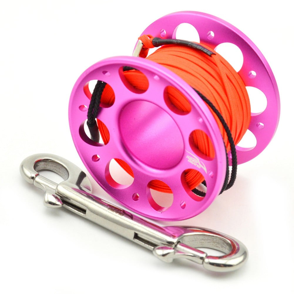 BTOER Scuba Diving Reel 15/30M Aviation Aluminum Unwinding Wheels ...