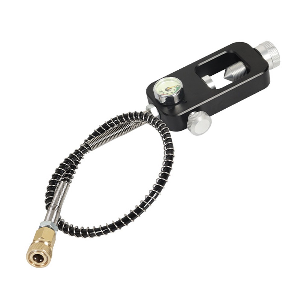 BTOER Scuba Diving Tank Refill Adapter With Gauge And Hose for Oxygen ...