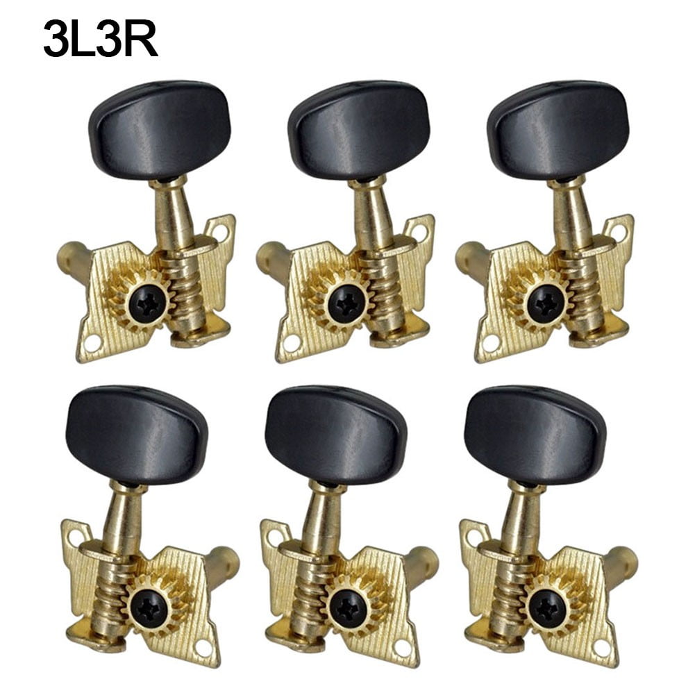 BTOER Set of 6 Open Gear Guitar Tuners Machine Heads For Acoustic Folk ...