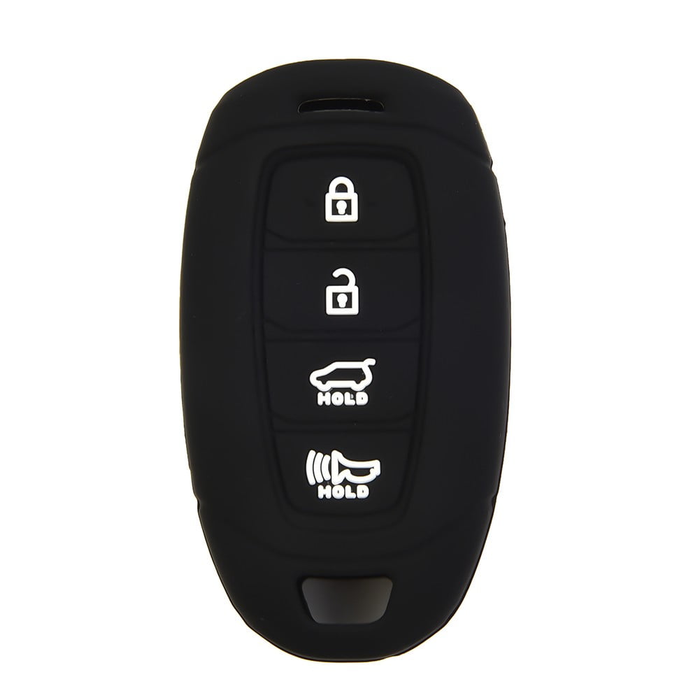 BTOER Silicone Rubber Key Fob Cover Case For Hyundai FOR Kona FOR FOR ...