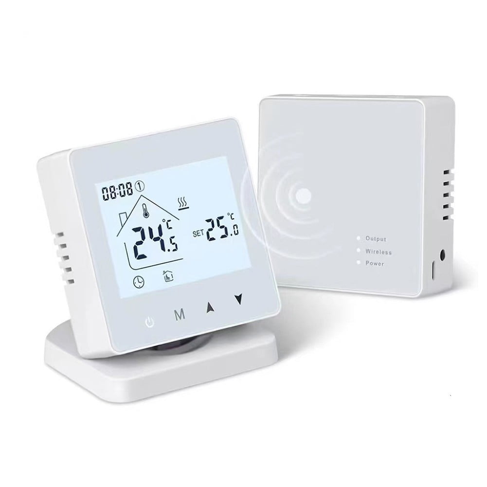 BTOER Smart Foor Heating Thermostat Water Heating Gas Wall-Mounted ...