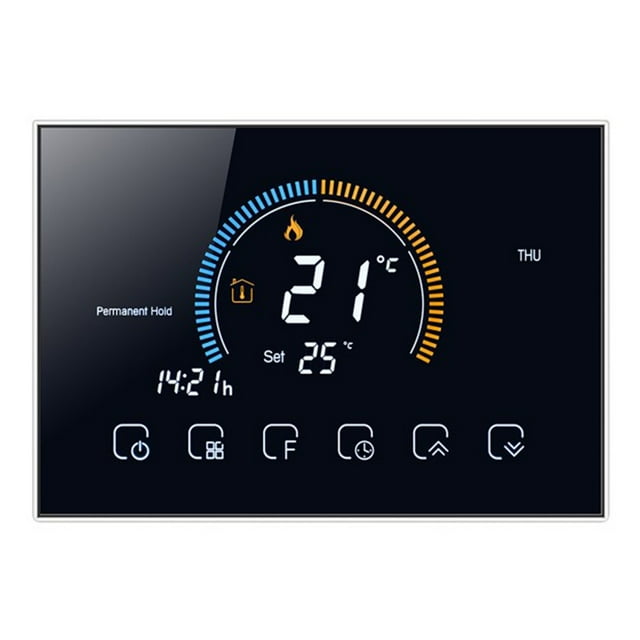 BTOER Smart Thermostat Programmable Room Temperature for Home Black GA ...