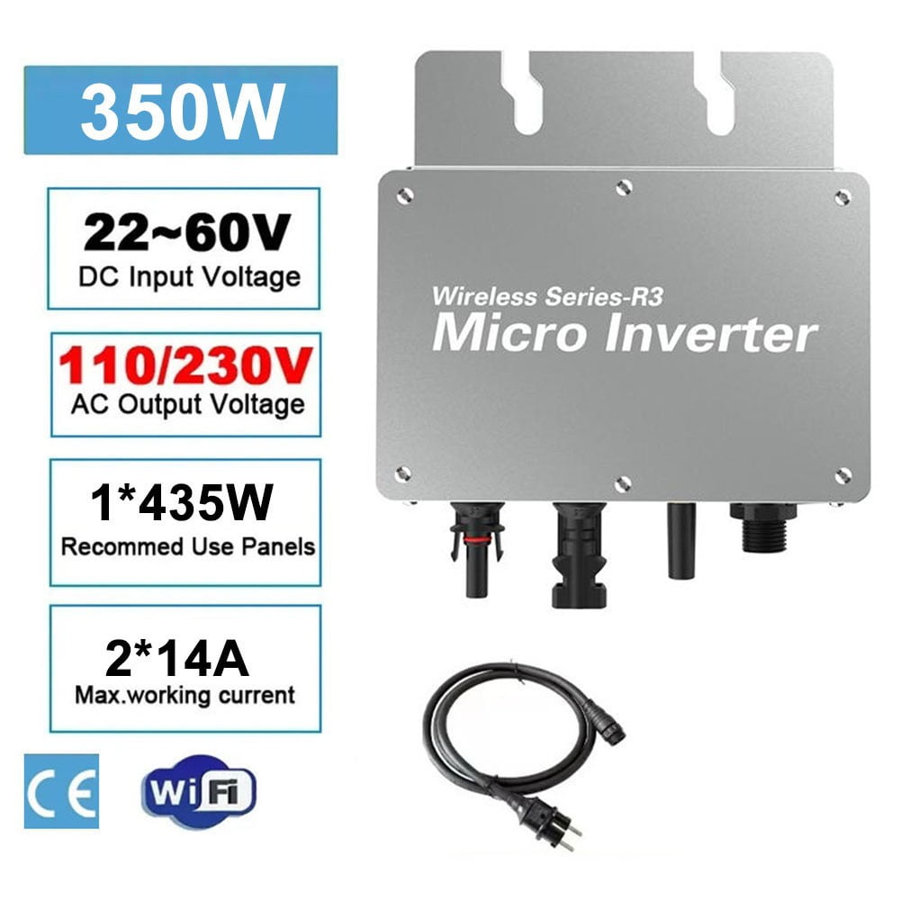 BTOER Smart miniature Inverter Solar Grid Inverter APP Monitoring 120 ...