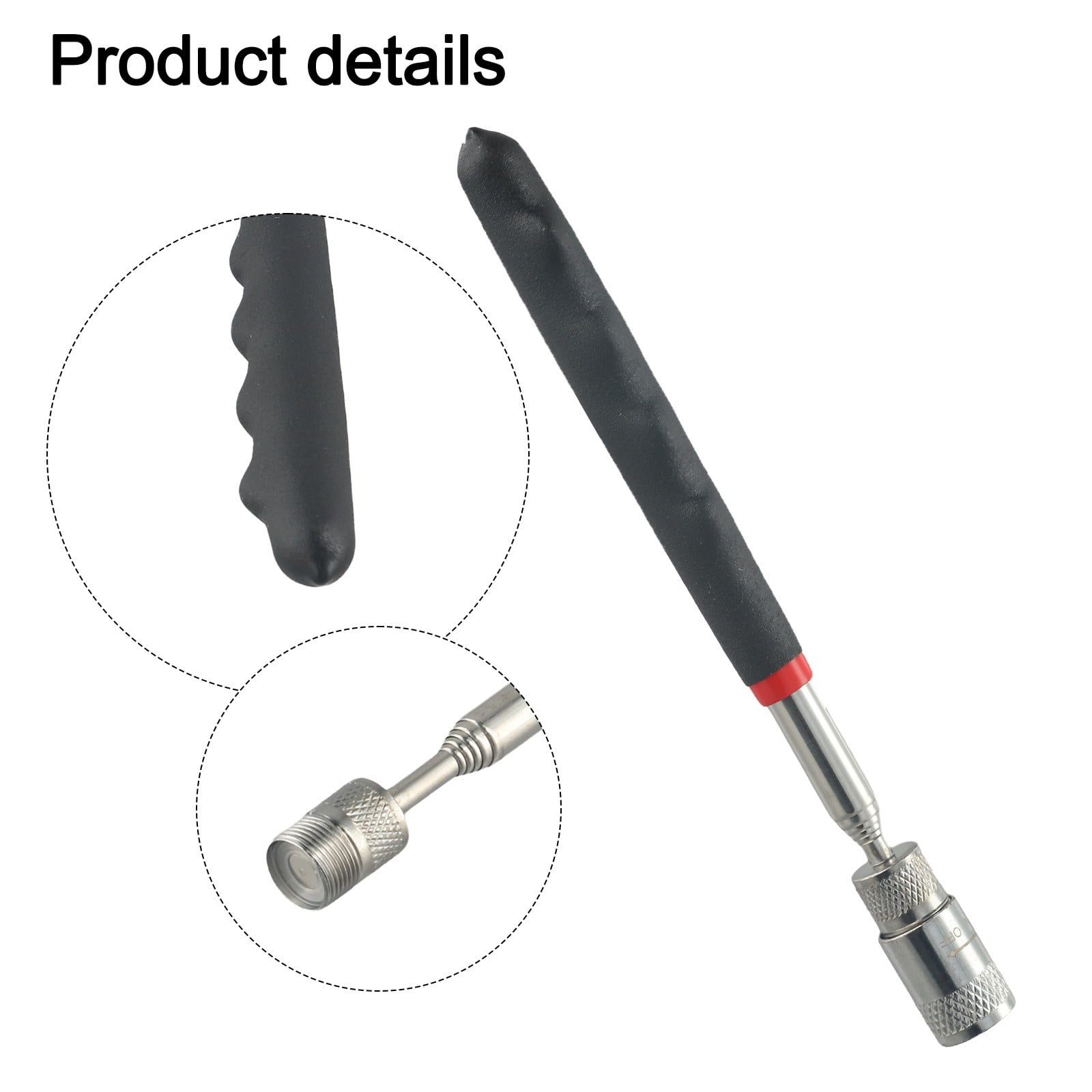 BTOER Stainless Steel Telescopic Pickup Magnetic Pickup Tool Led Lamp ...