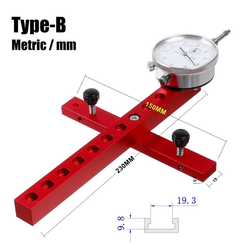 BTOER Table Saw Dial Indicator Gauge Table Saw Gauge Correction Table ...