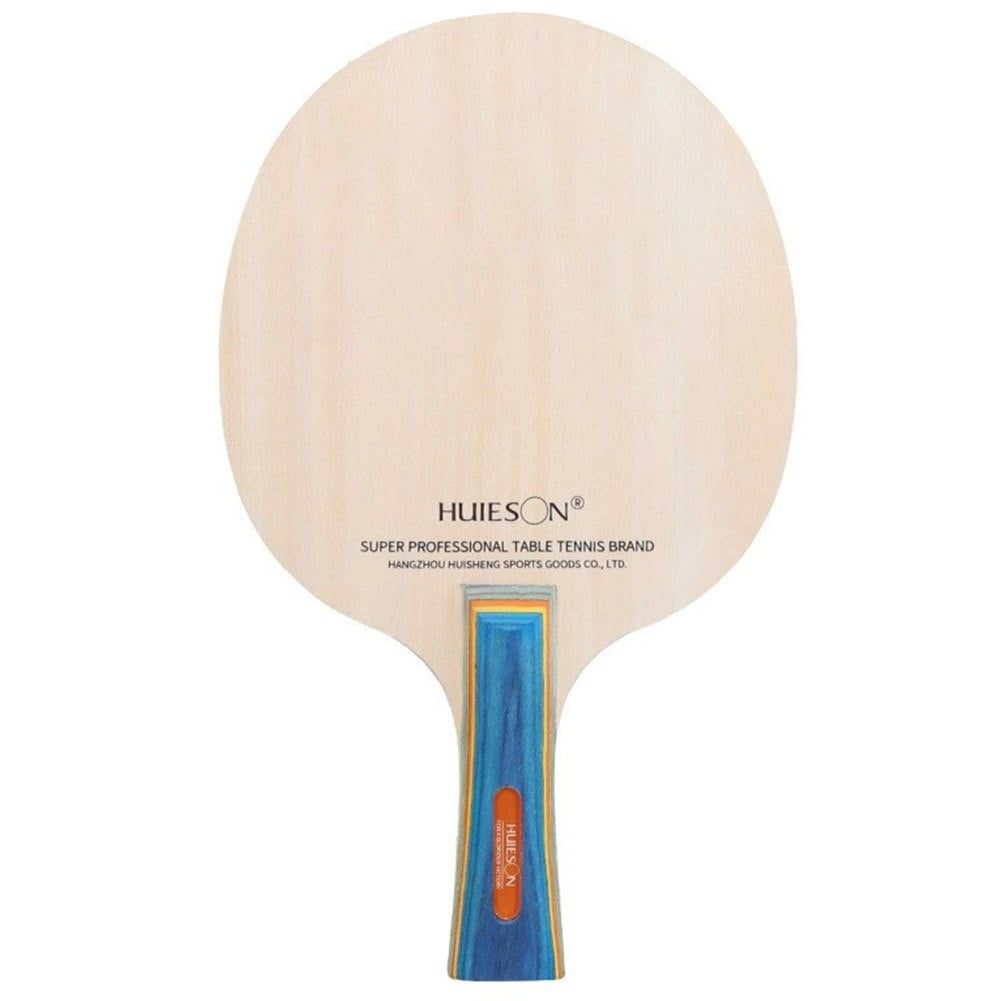 BTOER Table Tennis Racket Blade 5 Layer Pure Basswood Base Long Handle ...
