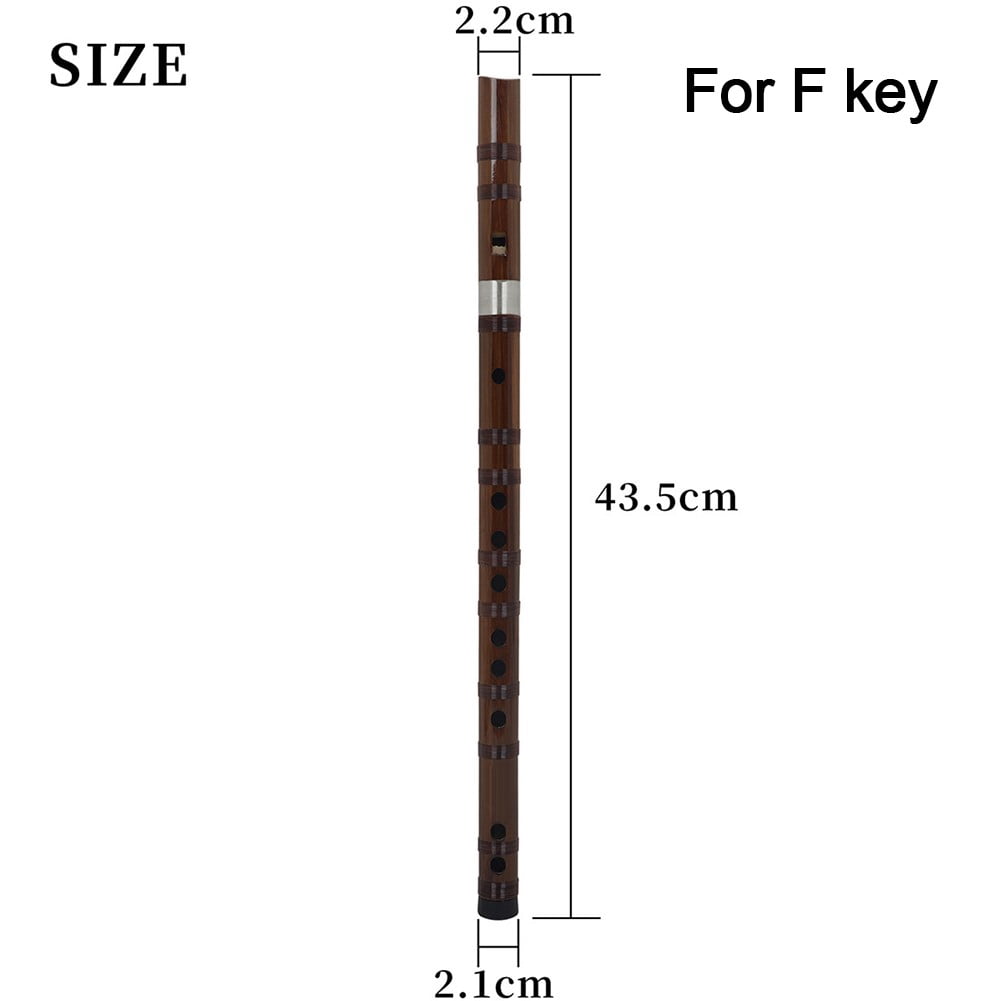BTOER Traditional Flute For WOODWIND For C D E F G Key Chinese Dizi ...
