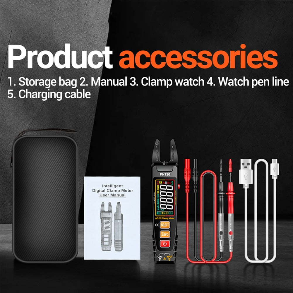 BTOER U-Type Clamp Meter 4000 Count Resistance Clamp Tester - Walmart.com