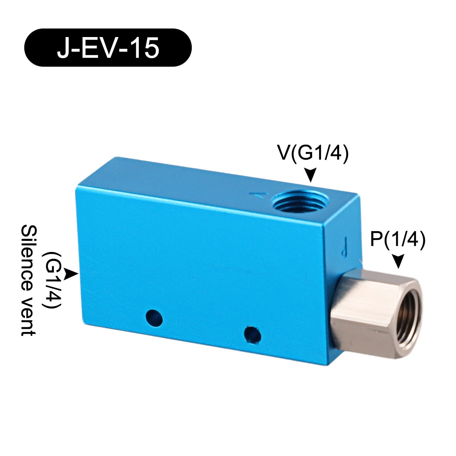 BTOER Vacuum Generator Tube Ejector Pressure Pneumatic EV-10-25 Control ...