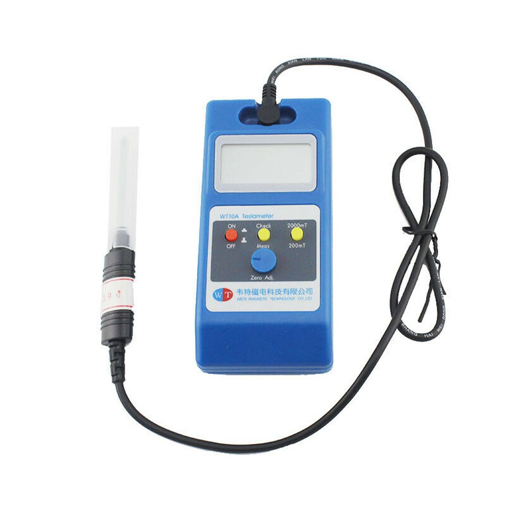 BTOER WT10A Magnetic Field Tester Gauss Meter 0~2000mT with Ns Function ...