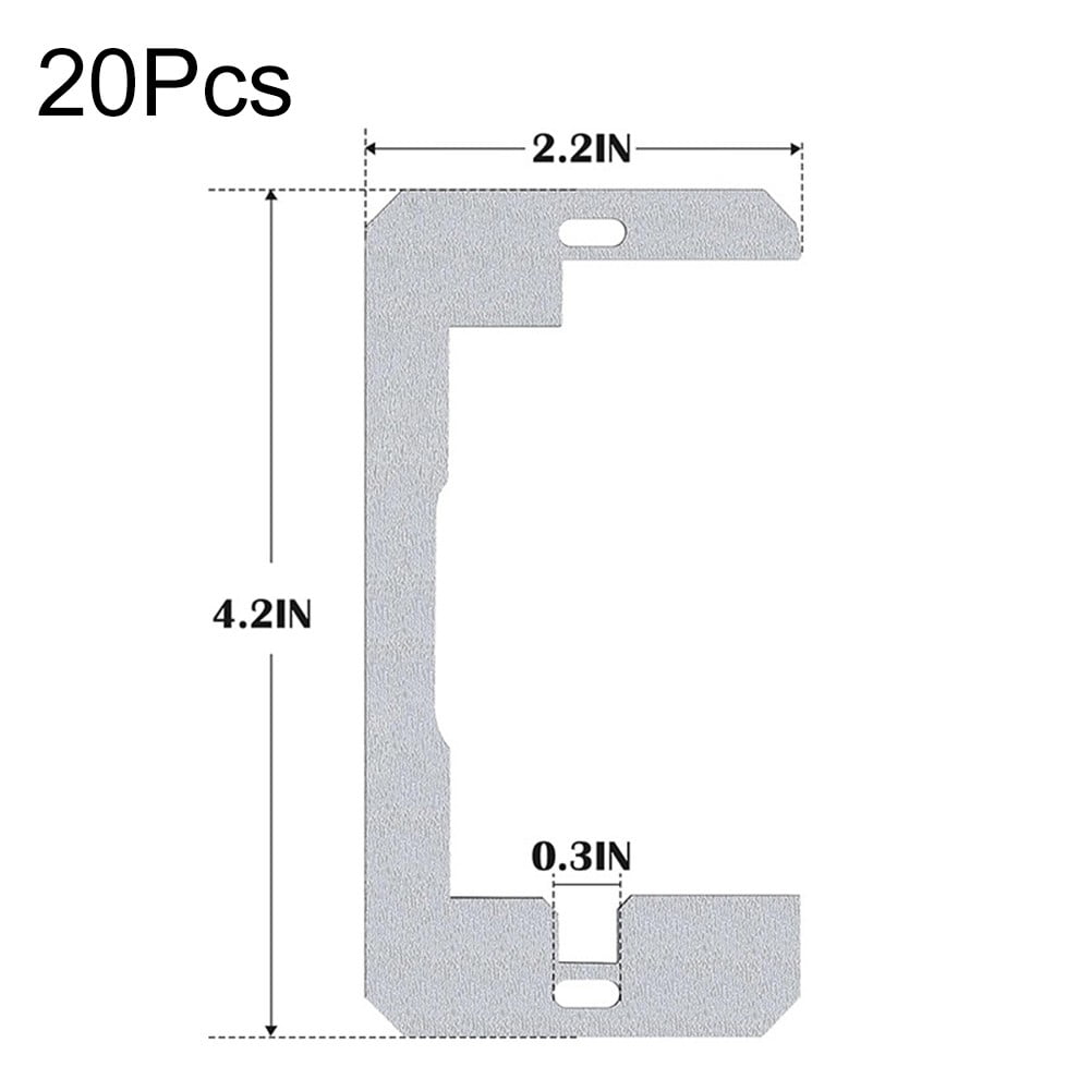 BTOER Wall Plate Receptacle Spacers，With for Outlets/Electrical Box ...