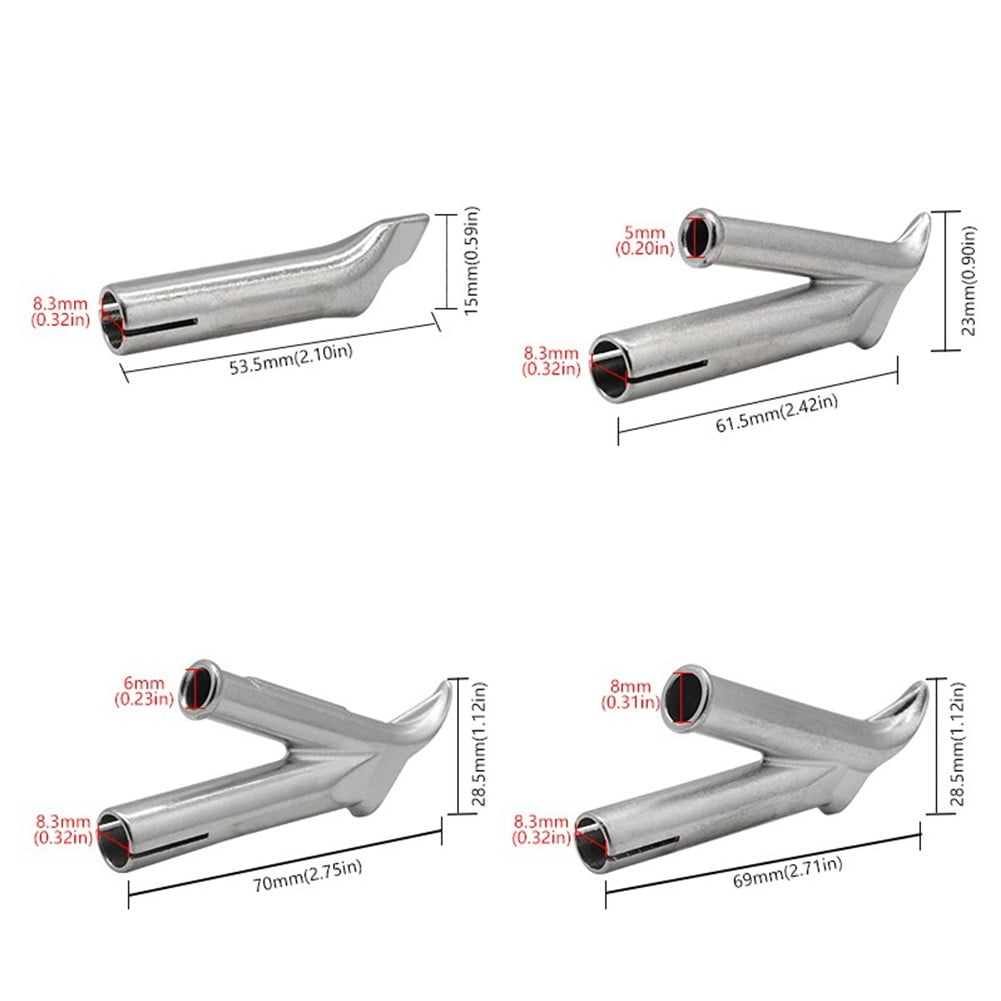 BTOER Welding Nozzle Tip Quick Soldering Y Type Hot Air Blower Head ...