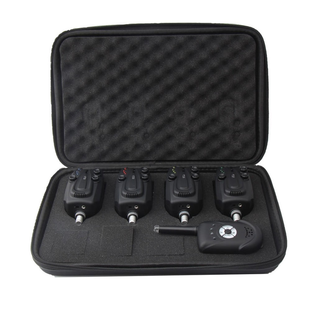 BTOER Wireless Digital Carp Fishing Bite Alarm Set with 2/3/4 ...