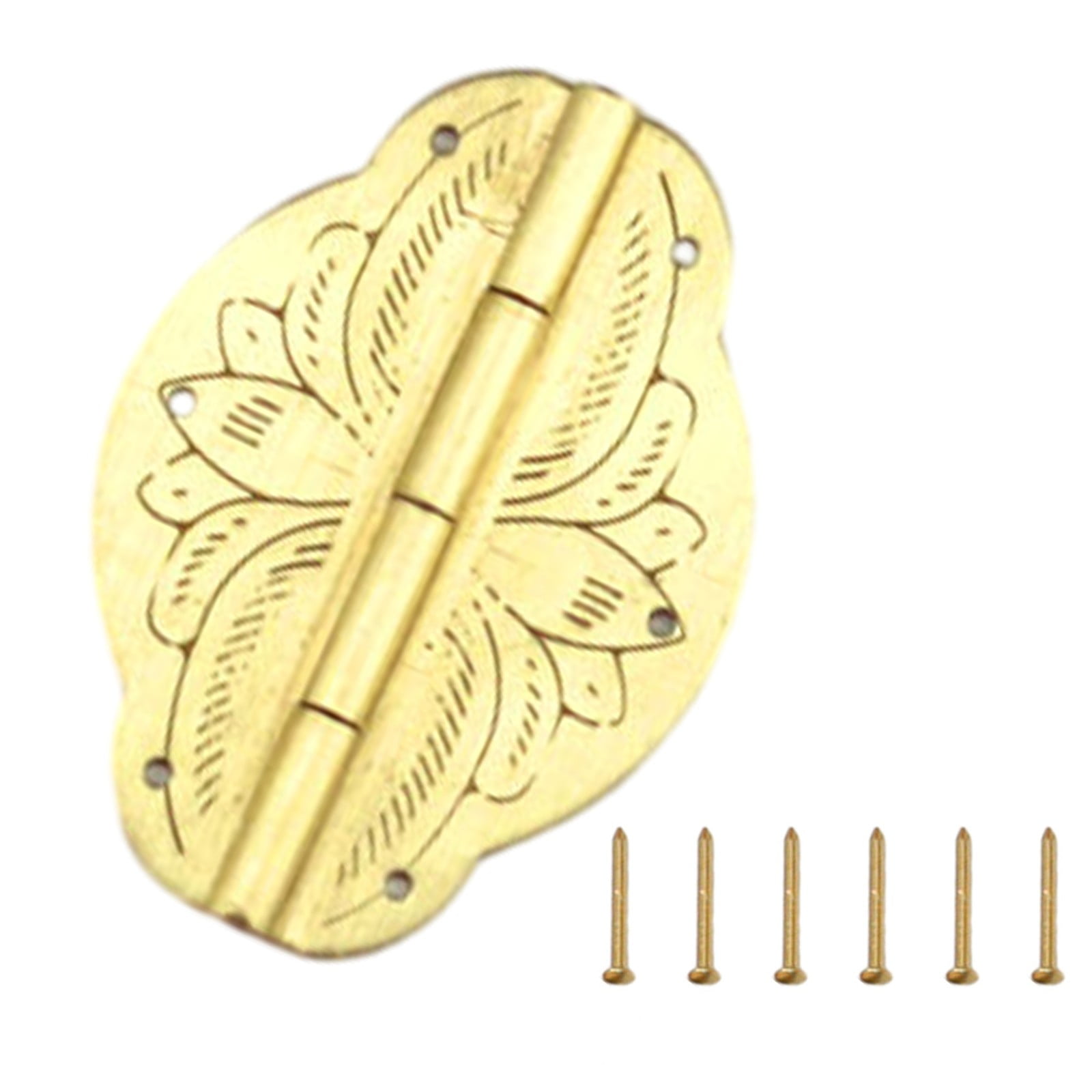 BTOER Wooden box hinge kitchen cabinet small hinge antique retro small ...