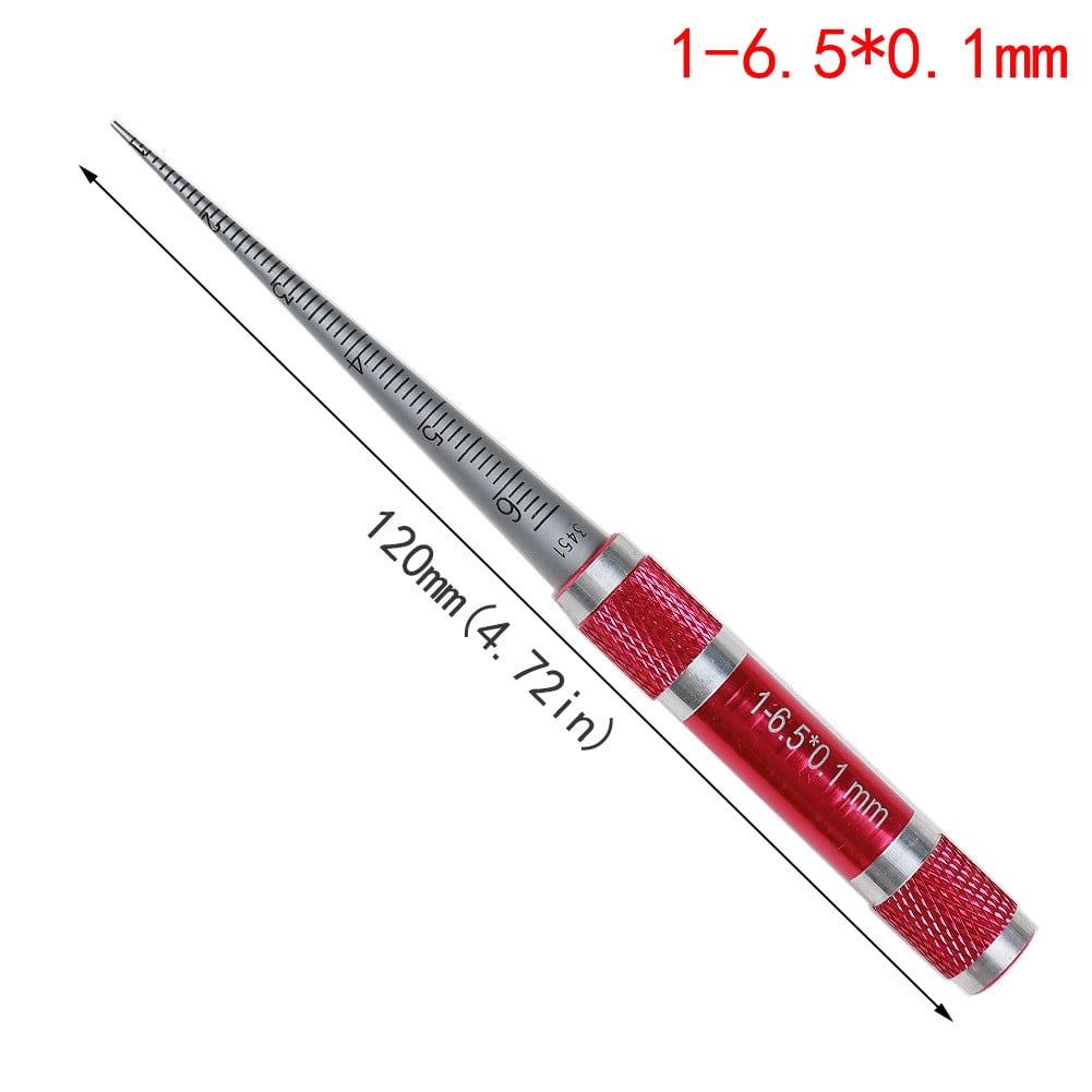 BTOER aperture gauge Conical Feeler Taper Cone Cylinder Gauge 1-6.5mm 3-15mm 15-30mm - Walmart.com