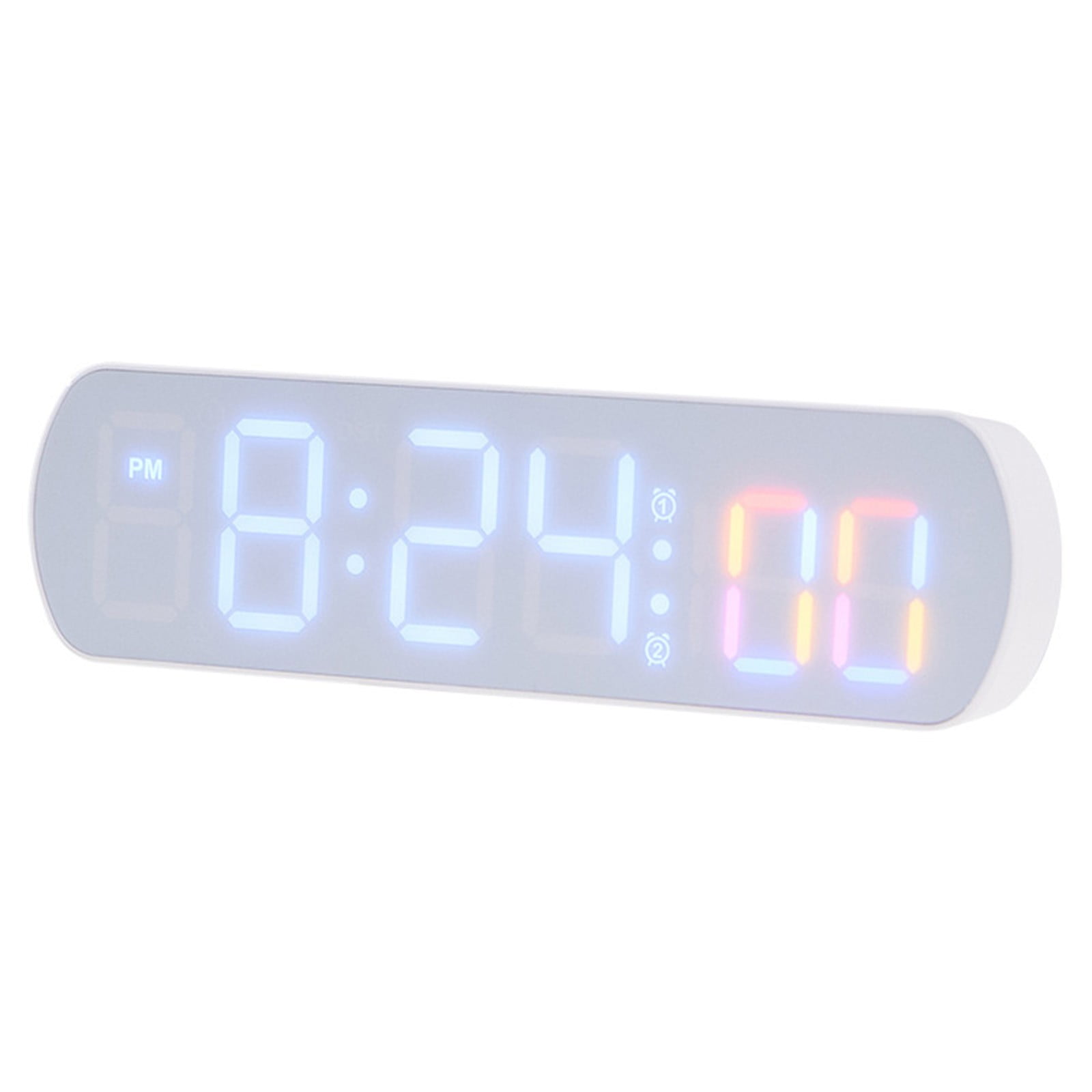 BTOER display rectangular alarm clock temperature humidity display ...