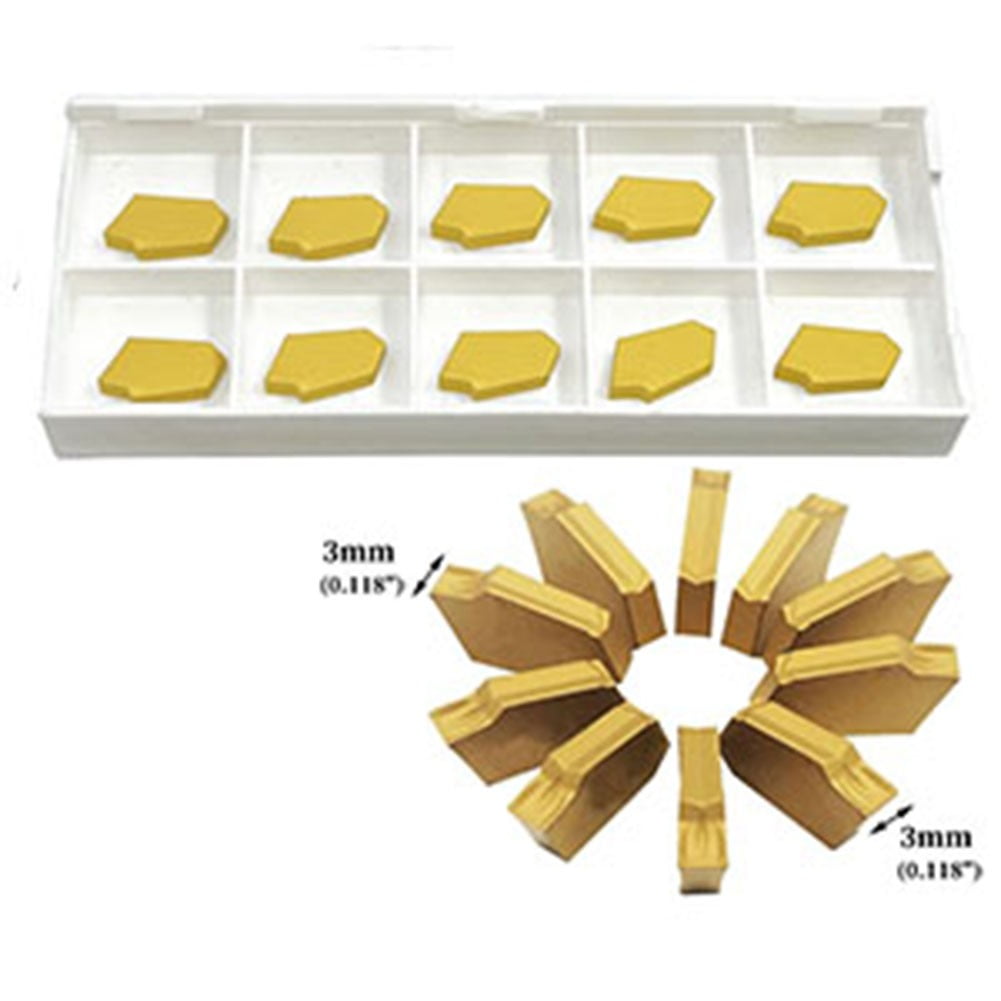 BTOER for SPB326 Cutting Tools with 12PCS 3mm for SP300 Indexable ...