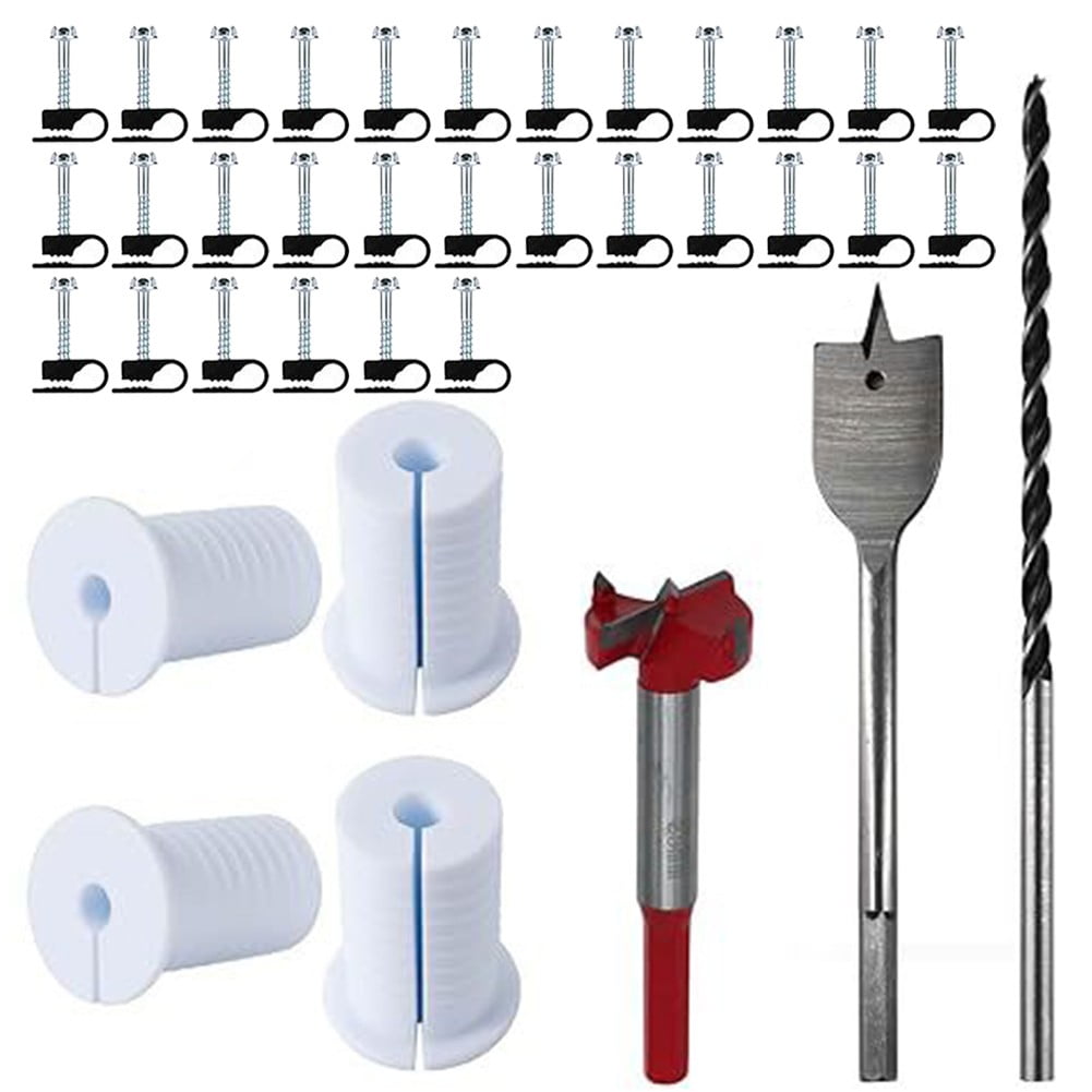 BTOER for Starlink Cable Routing Kit: 6 Grommets & Drill Bits for Neat ...