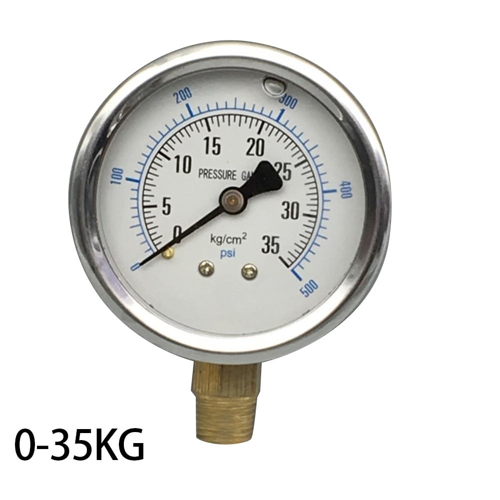 BTOER for YN-60 earthquake-resistant pressure gauge oil pressure gauge hydraulic gauge - Walmart.com