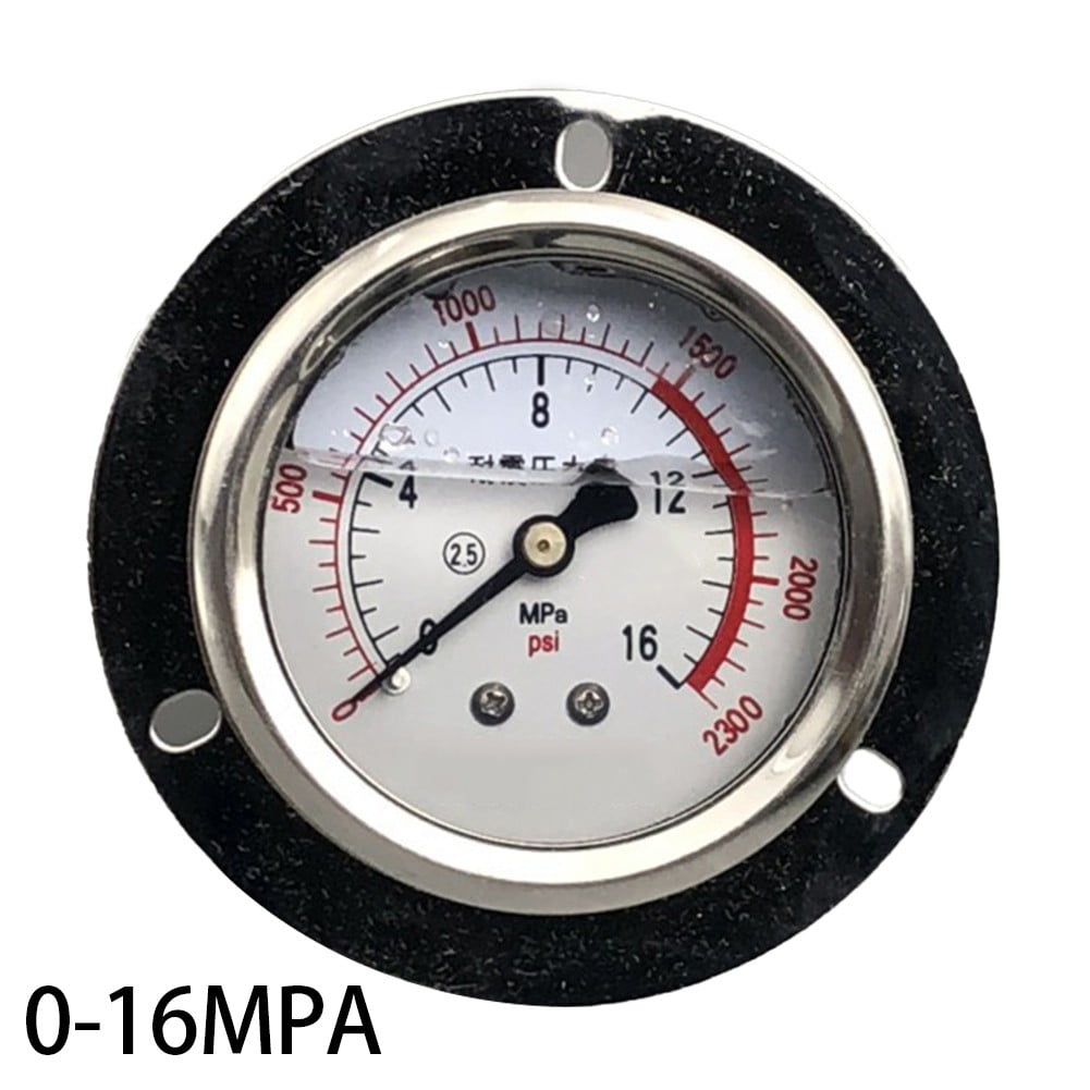 BTOER for YN-60ZT axial edge seismic pressure gauge seismic pressure hydraulic gauge - Walmart.com