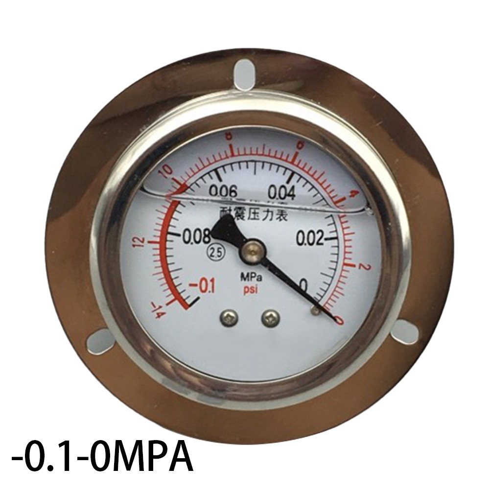 BTOER for YN-60ZT axial edge seismic pressure gauge seismic pressure hydraulic gauge - Walmart.com