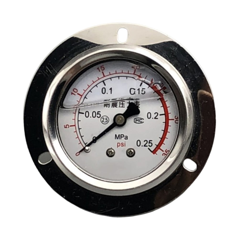 BTOER for YN-60ZT axial edge seismic pressure gauge seismic pressure hydraulic gauge - Walmart.com