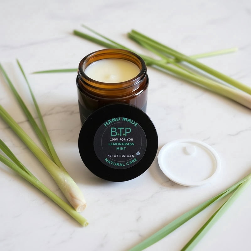 BTP Lemongrass Mint Body Balm - Walmart.com