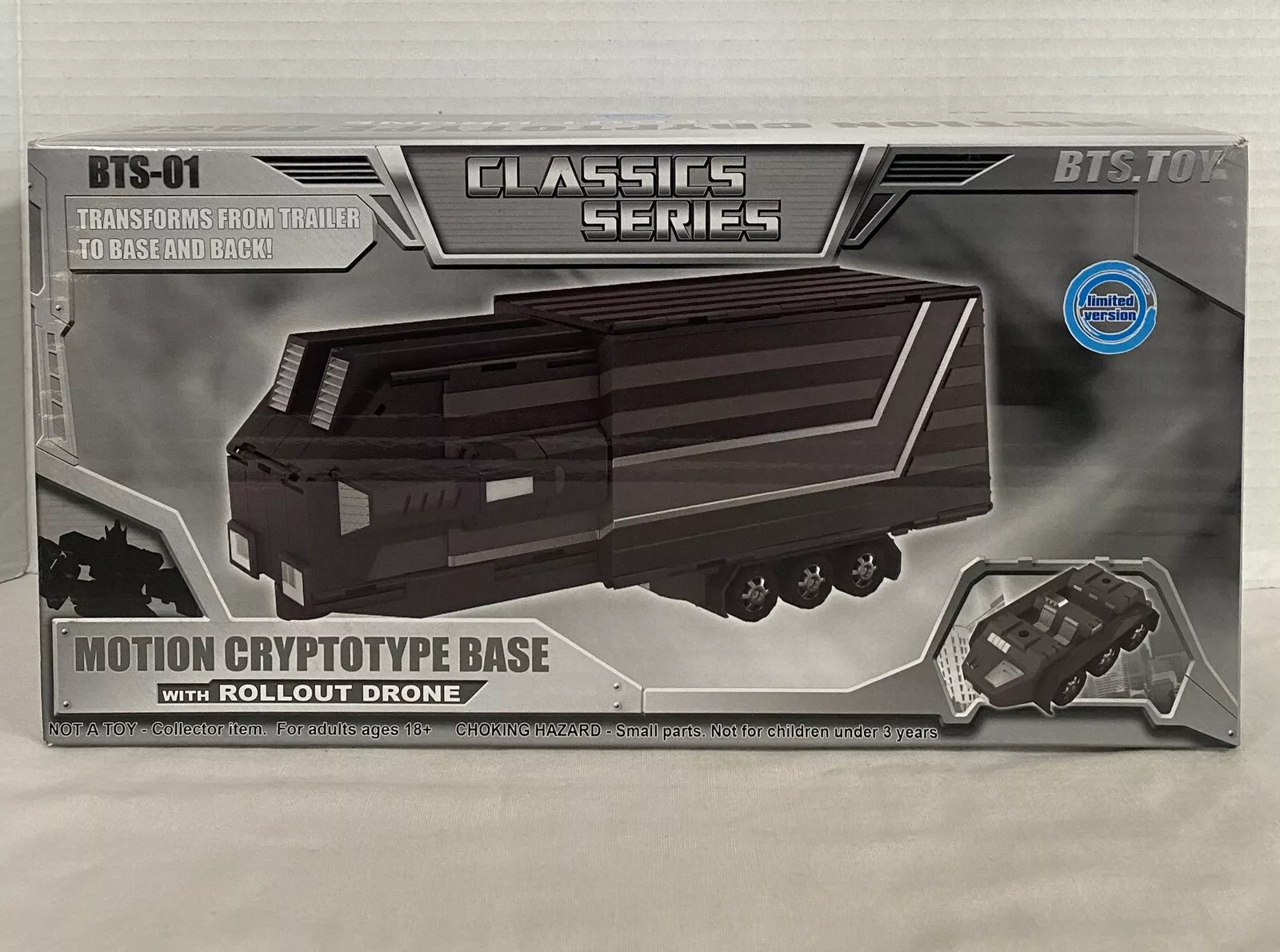BTS-01 Motion Cryptotype Base w/ Rollout Drone NEW clear - Walmart.com