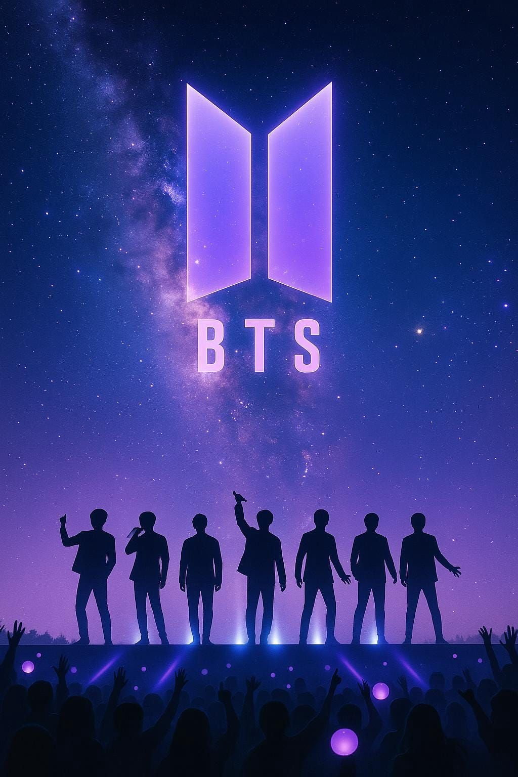 BTS 2026 Music Wall Art with Iconic Group Design for Modern K-Pop Fans ...