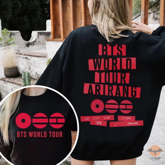 BTS 2026 Sweatshirt, BTS World Tour Arirang CConcert Merch Arirang ...