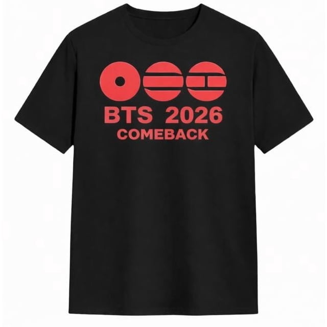 BTS 2026 T-Shirt, BTS 2026 Comeback Sweatshirt, New Album 2026 Hoodie ...