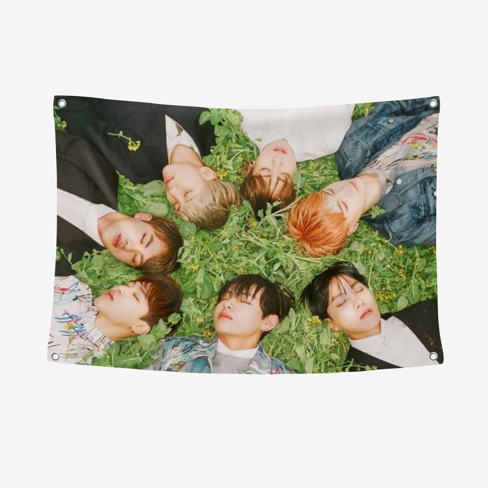 BTS 31.5*47.2IN/80*120CM Banner Background Backdrop - Walmart.com