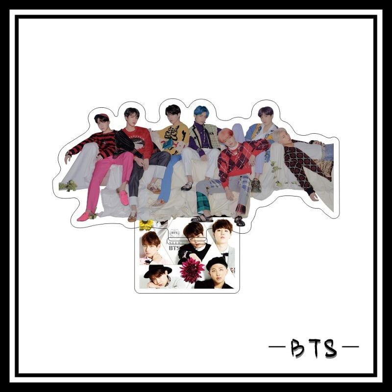 BTS Acrylic Standing Card Surrounding Tian Shi Guo Jin Tai Heng Zheng ...