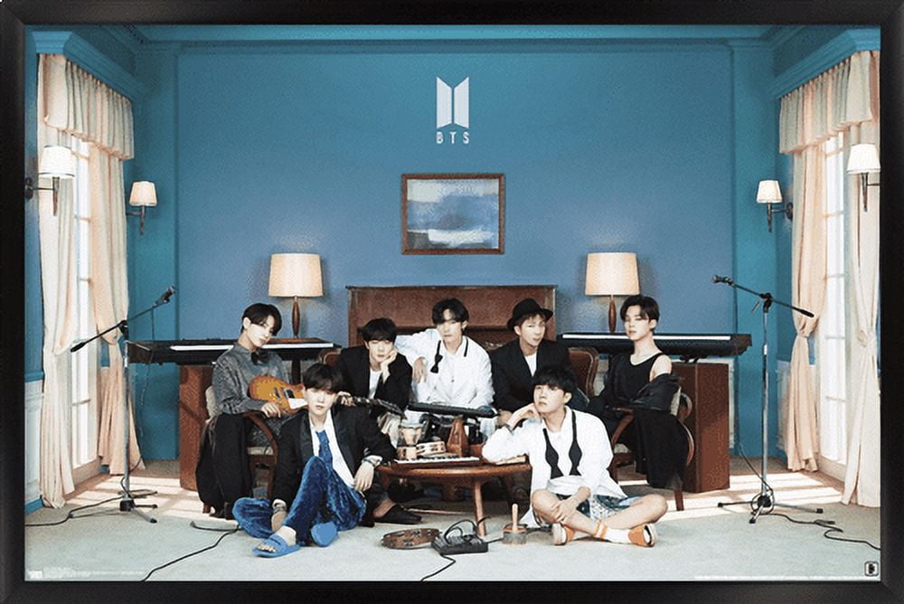 BTS - BE - Pianos Wall Poster, 22.375" x 34", Framed - Walmart.com