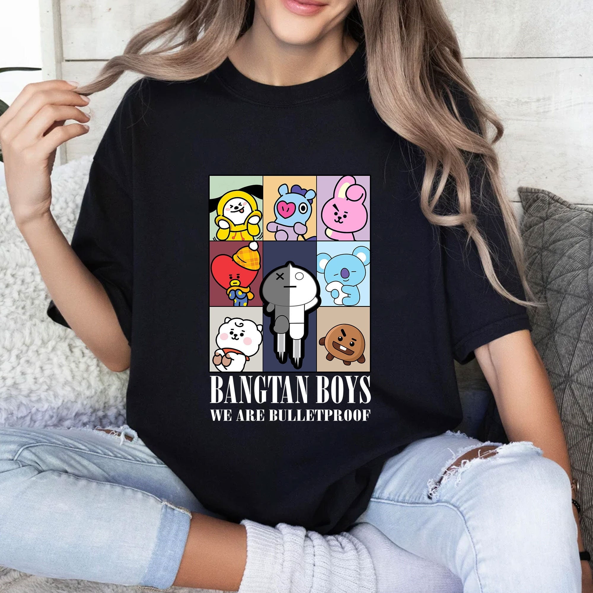 BTS BT21 Shirt, We Are Bulletproof Bangtan Boys Shirt, Kpop BTS Fan ...