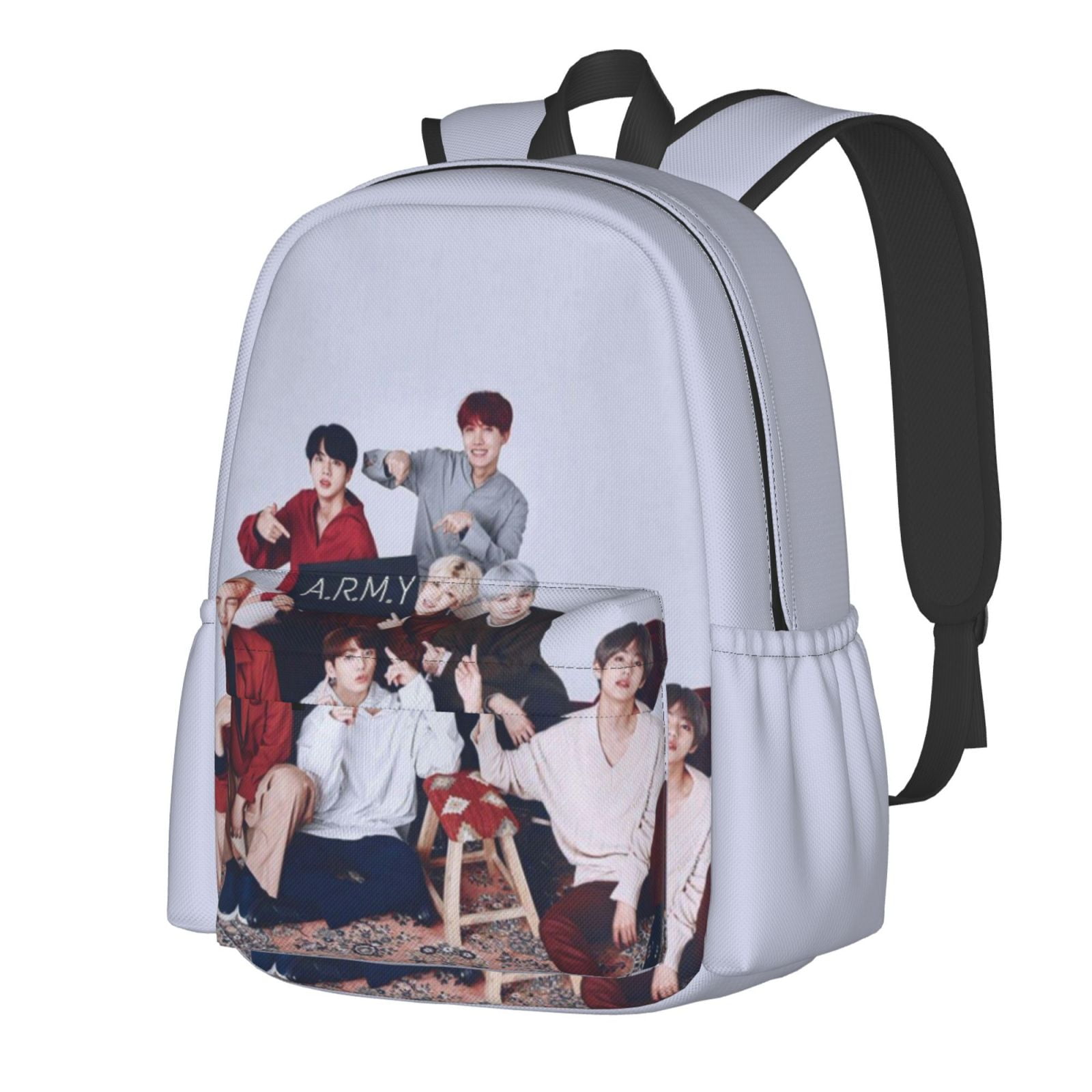 BTS Backpack K-POP Backpack BTS Merch Mochila Large Capacity Leisure ...