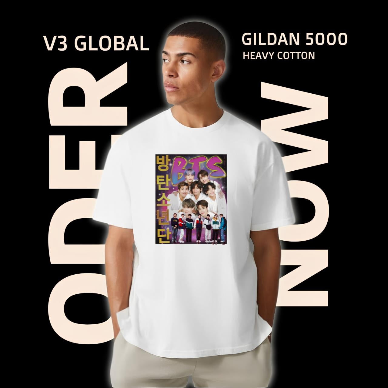 BTS Band Merch Kpop Music T-SHIRT, for men & women, up to size 5XL ...