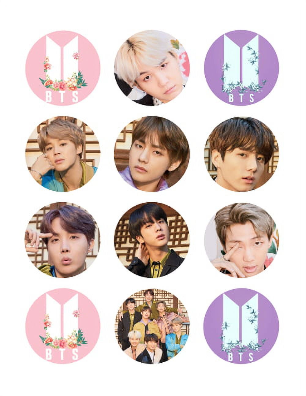 BTS Bangtan Boys ~ Customizable Edible Frosting Image Cupcake Topper ...