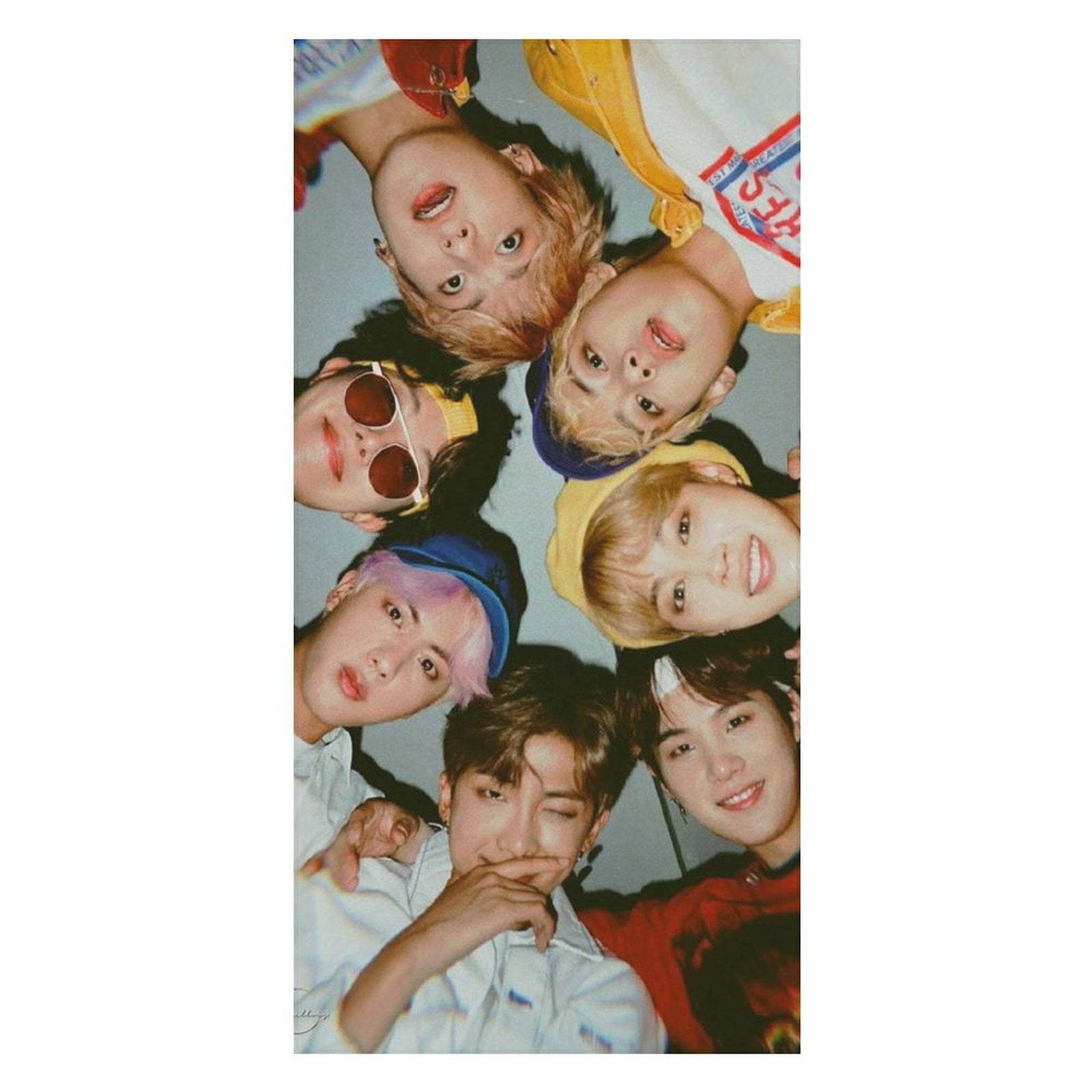 BTS Bath Towel Ultra-Soft Sand-Free Beach Towel Lightweight Versatile ...