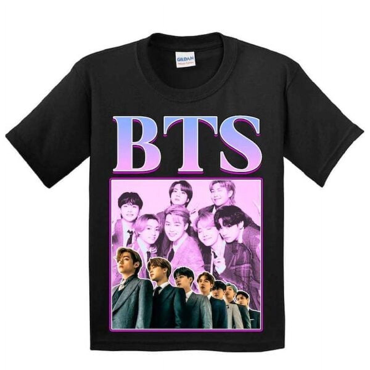 BTS Black T Shirt - Walmart.com