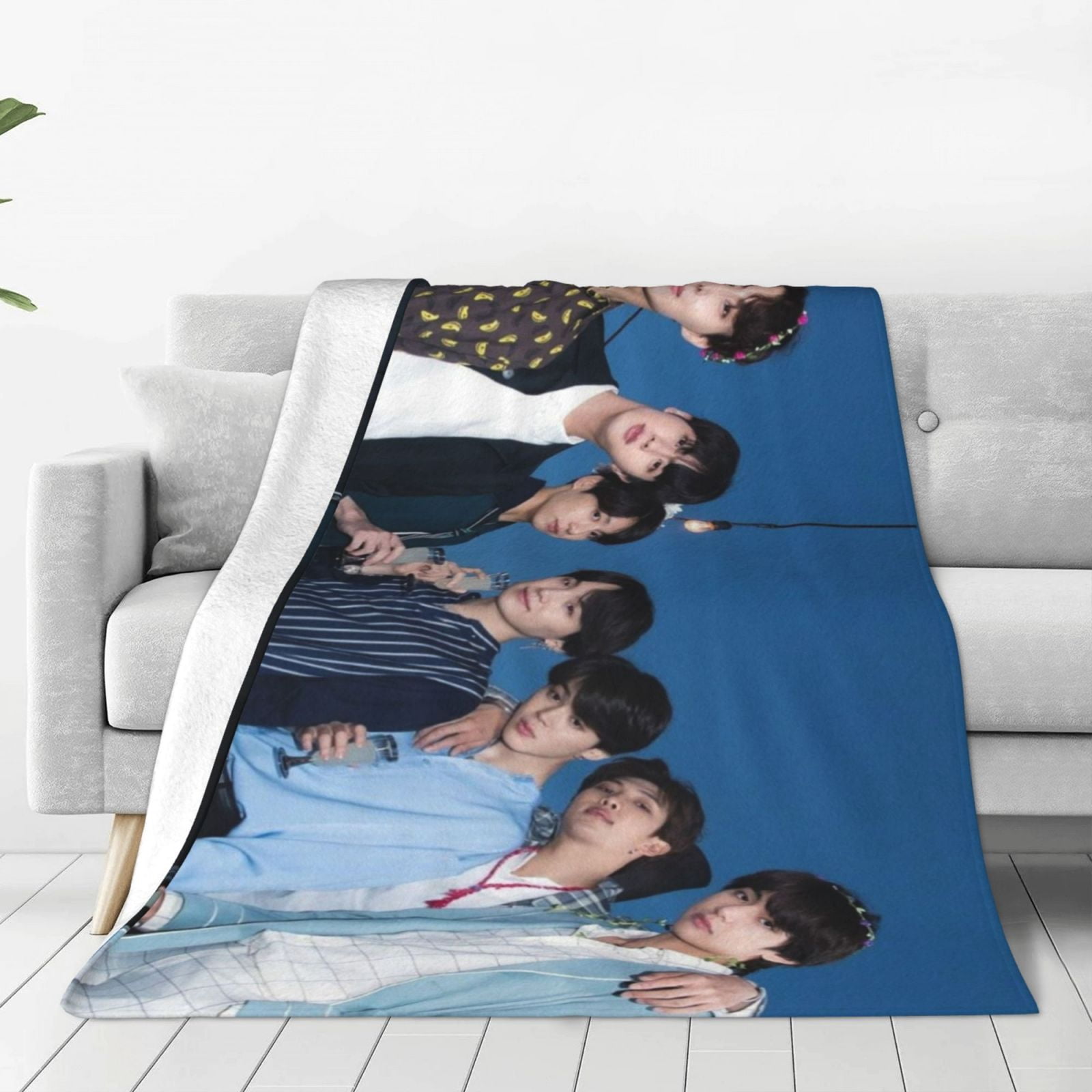 BTS Blanket K-POP Air-conditioning Quilt for Bed Sofa Camping Trips ...