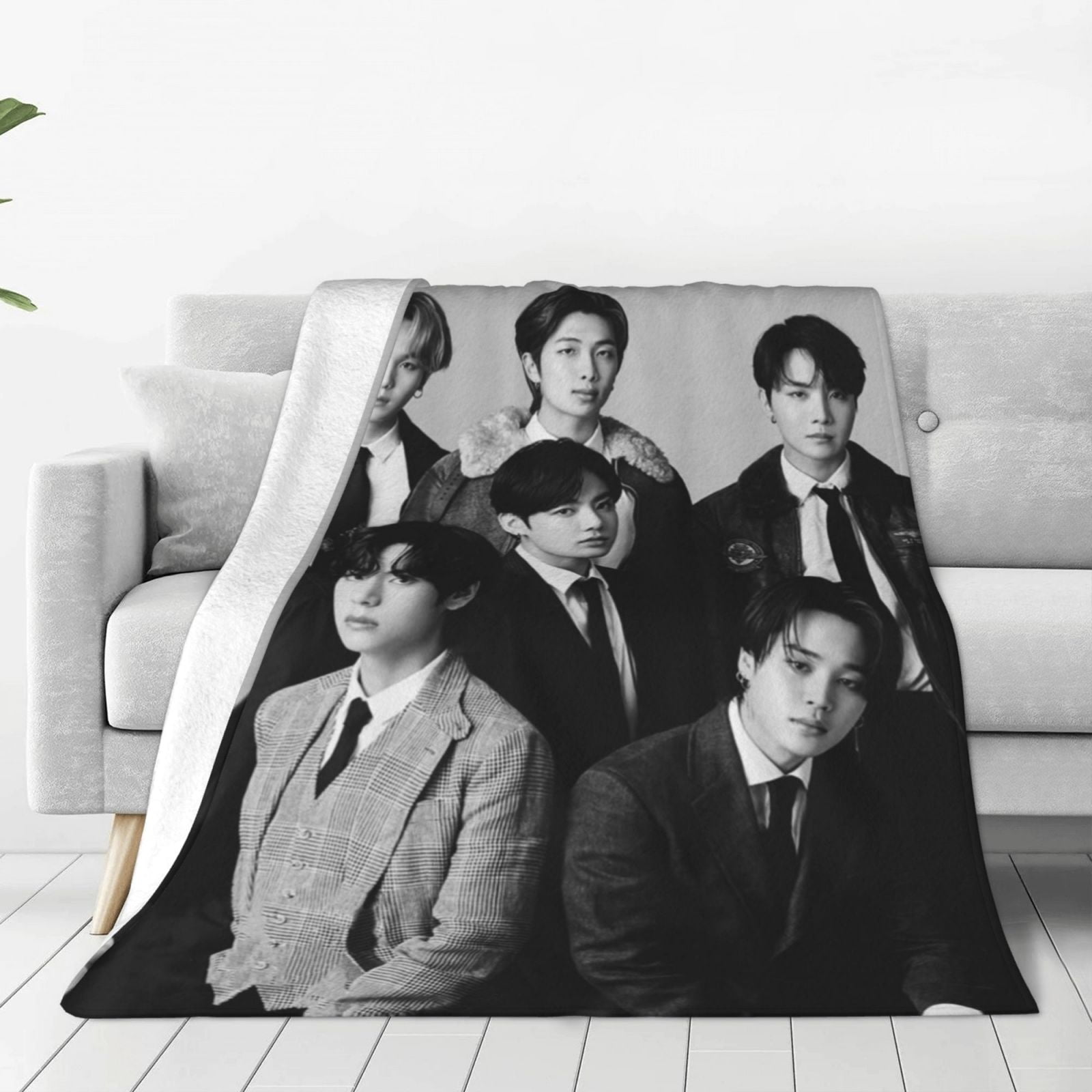 BTS Blanket K-POP Air-conditioning Quilt for Bed Sofa Camping Trips ...
