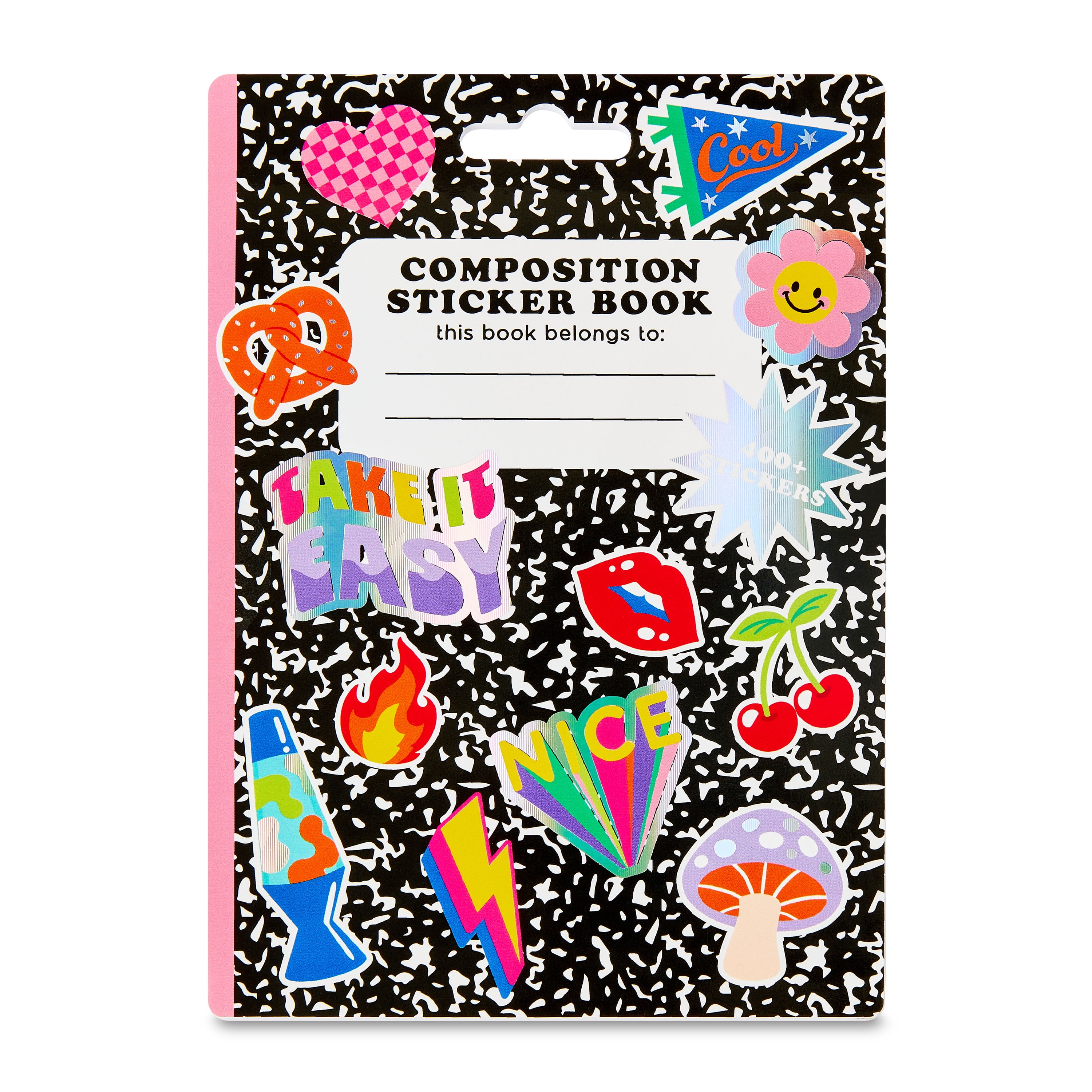 Hello Hobby Back to School Composition Sticker Book, 8 Sheets with ...