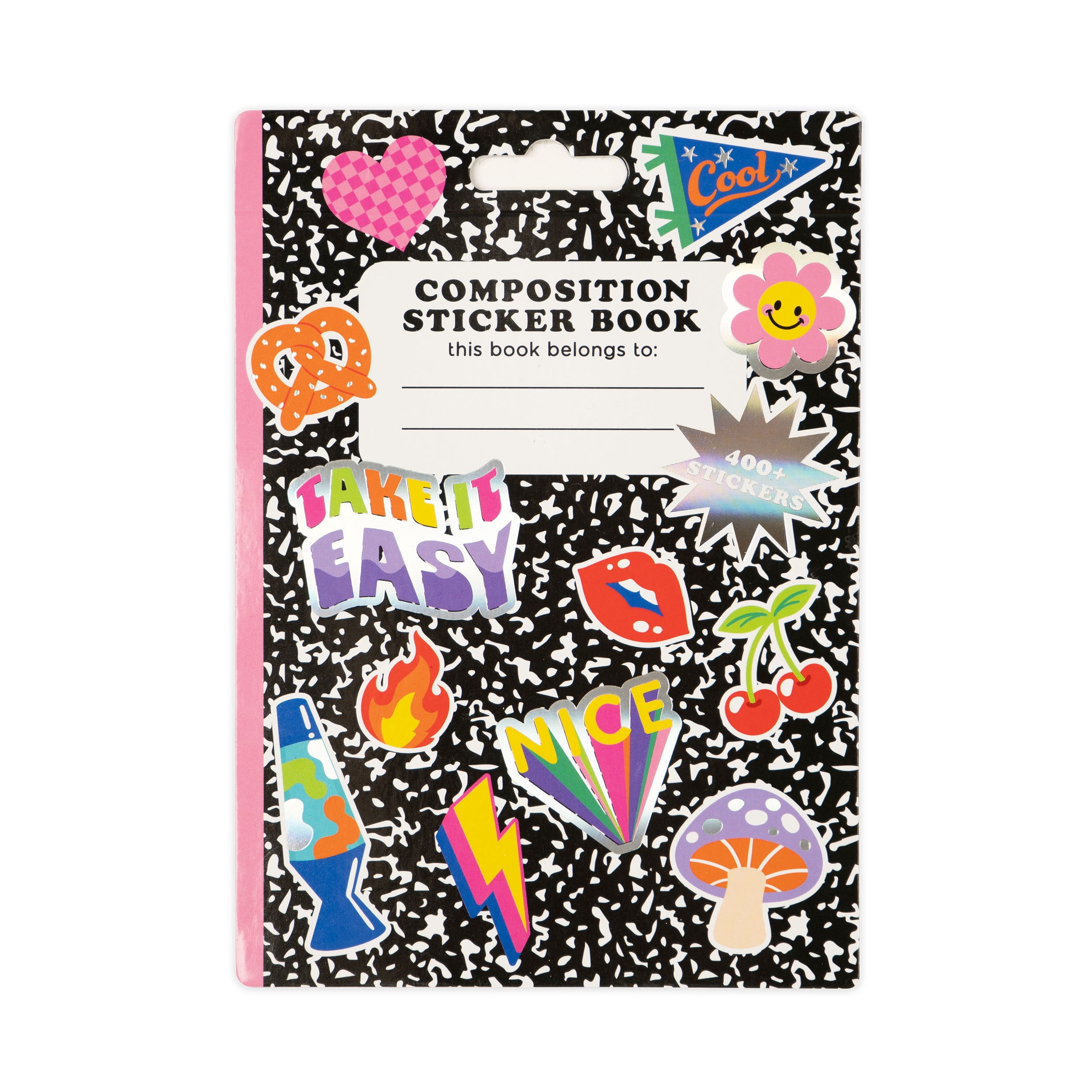 Hello Hobby Back to School Composition Sticker Book, 8 Sheets - Walmart.com