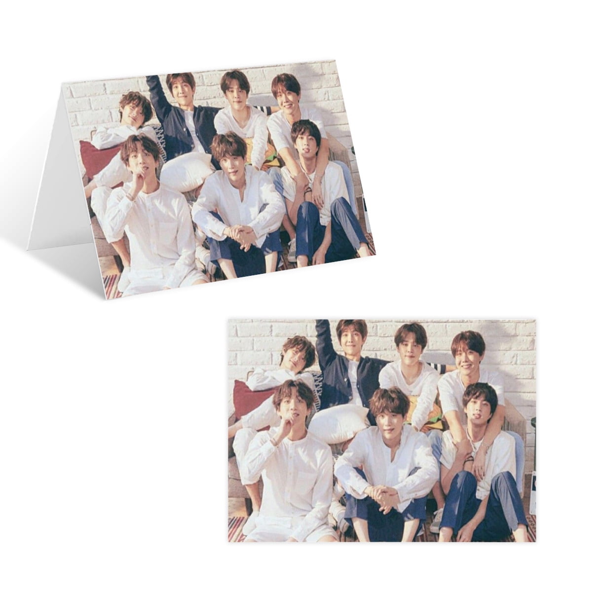 BTS Cards and Envelopes Greeting Cards with Envelopes Blank Note Cards ...